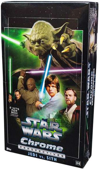 Star Wars 2015 Chrome Perspectives Trading Cards Box