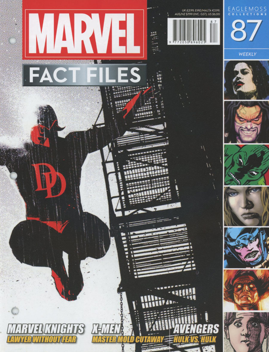 Marvel Fact Files #87 Daredevil Marvel Knights