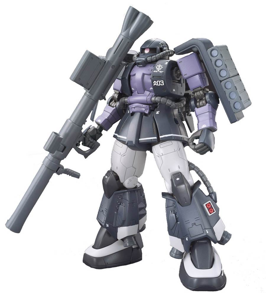 Gundam The Origin High Grade 1/144 Kit #003 MS-06R-1A Zaku II High ...