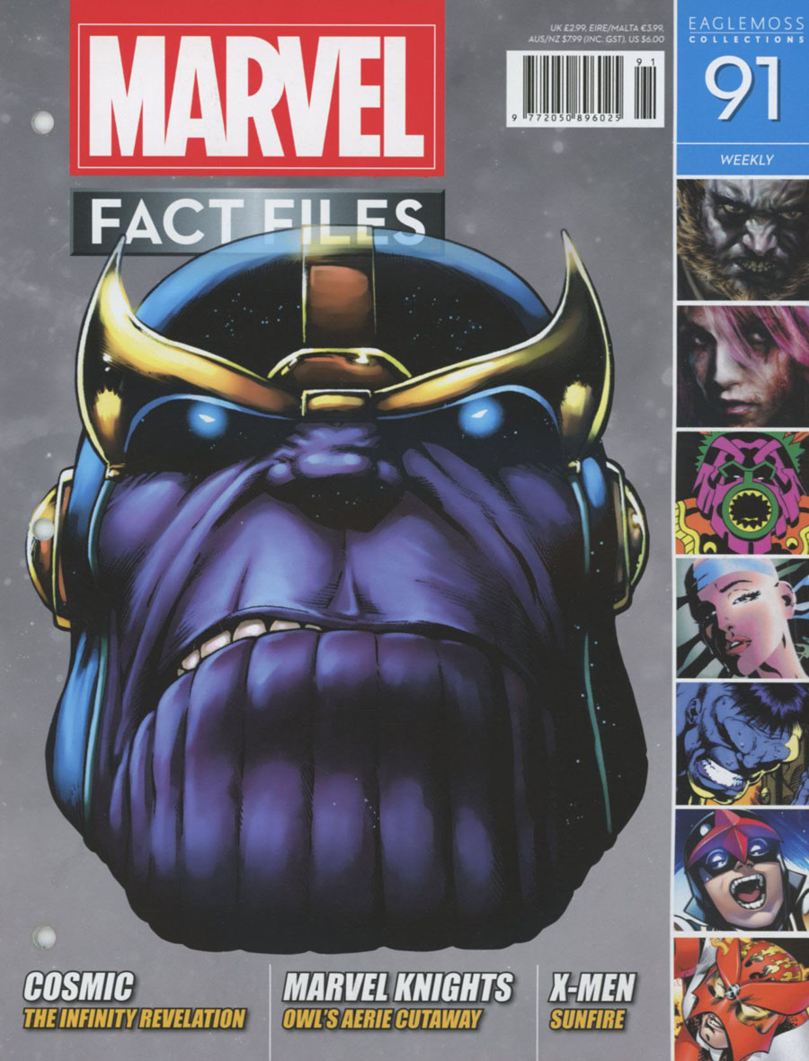 Marvel Fact Files #91 Thanos Head
