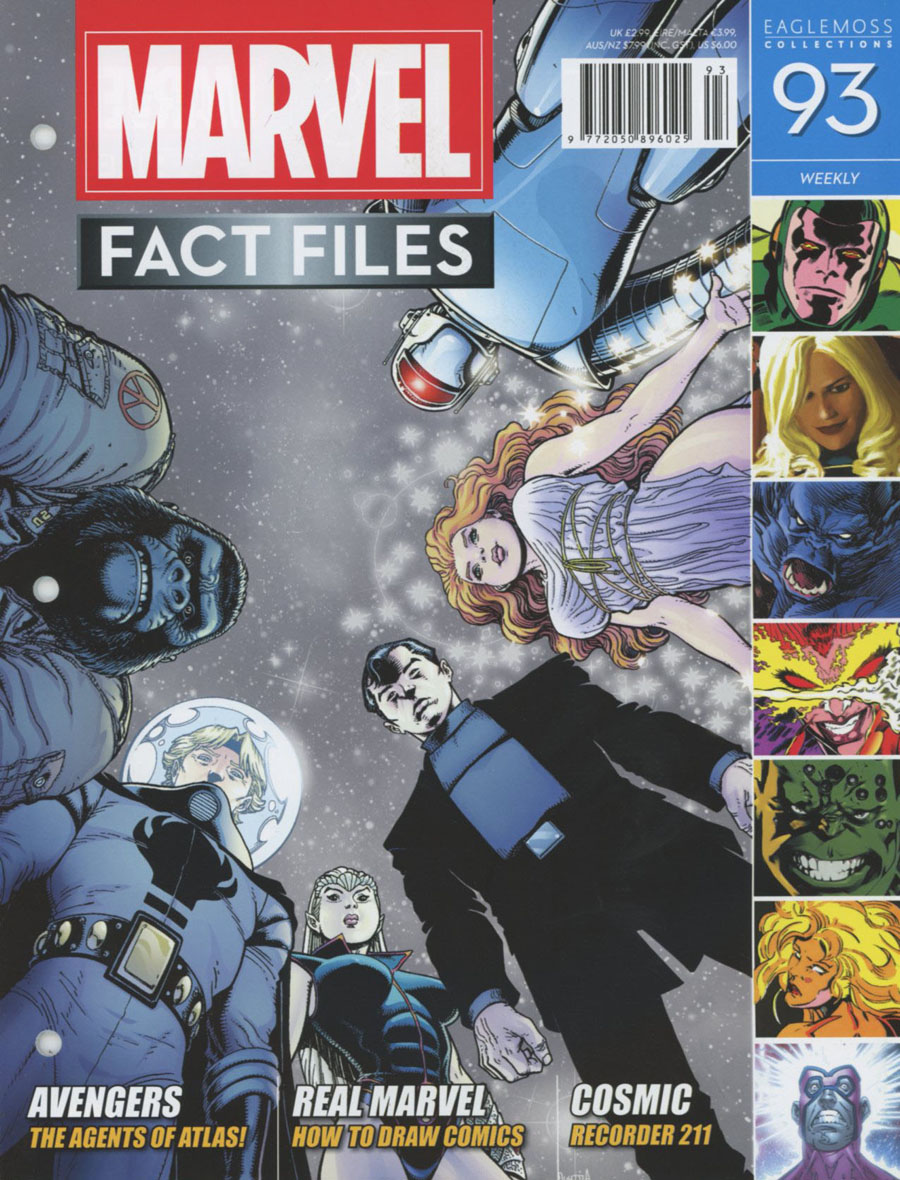 Marvel Fact Files #93 Agents Of Atlas