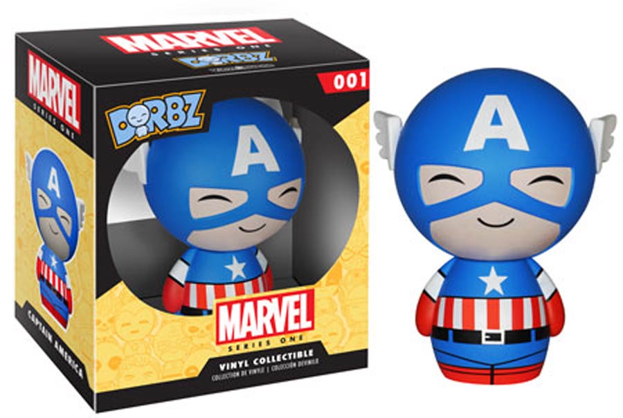Dorbz 001 Classic Marvel Series 1 Captain America Vinyl Figure