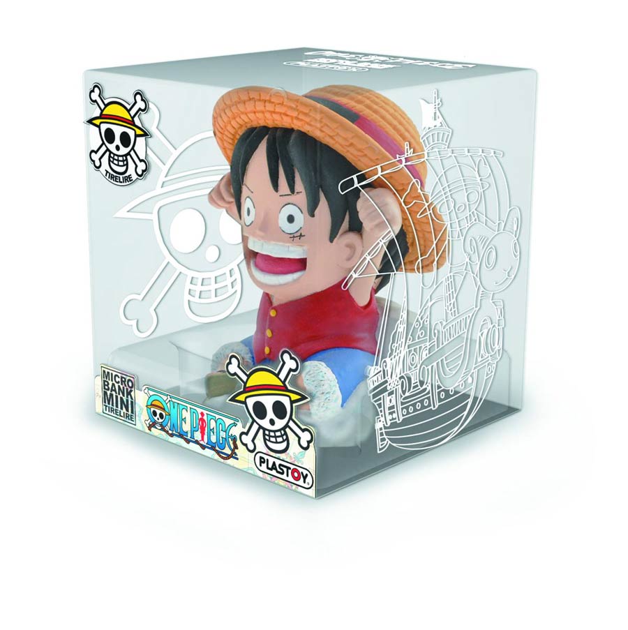 One Piece Mini-Coin Bank - Luffy On A Barrel