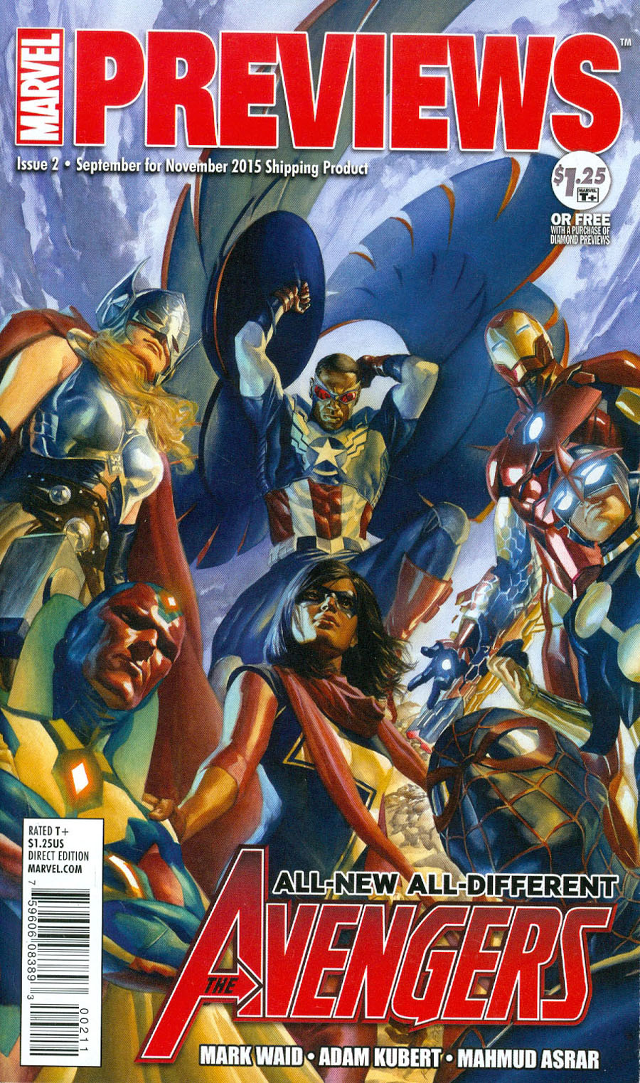 Marvel Previews Vol 3 #2 September 2015