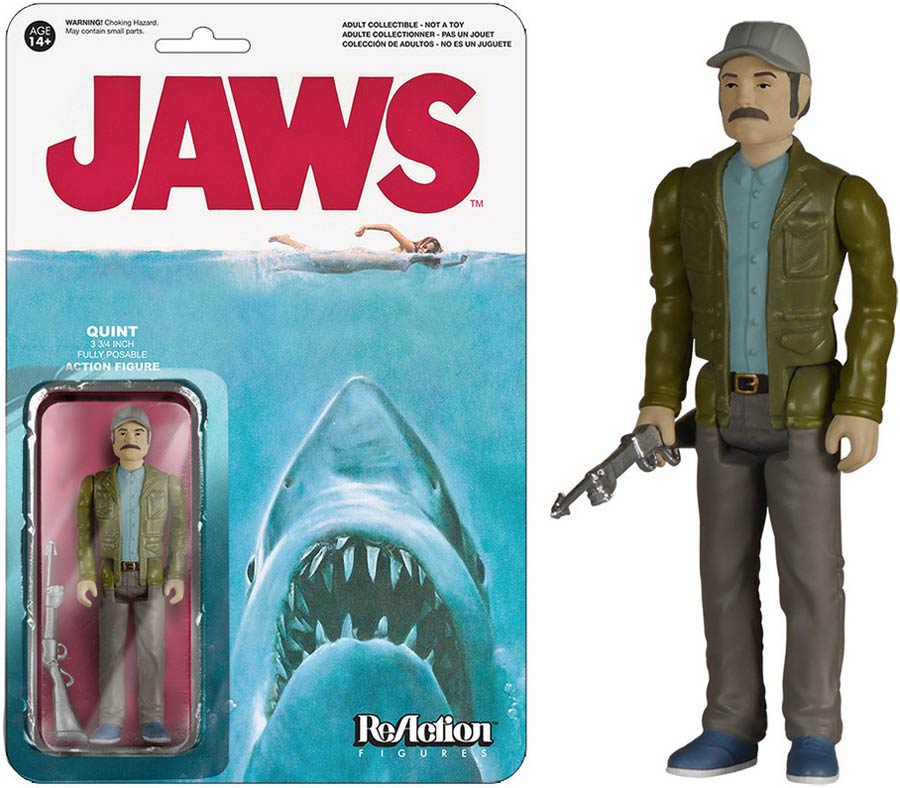 ReAction Jaws Quint 4-Inch Action Figure
