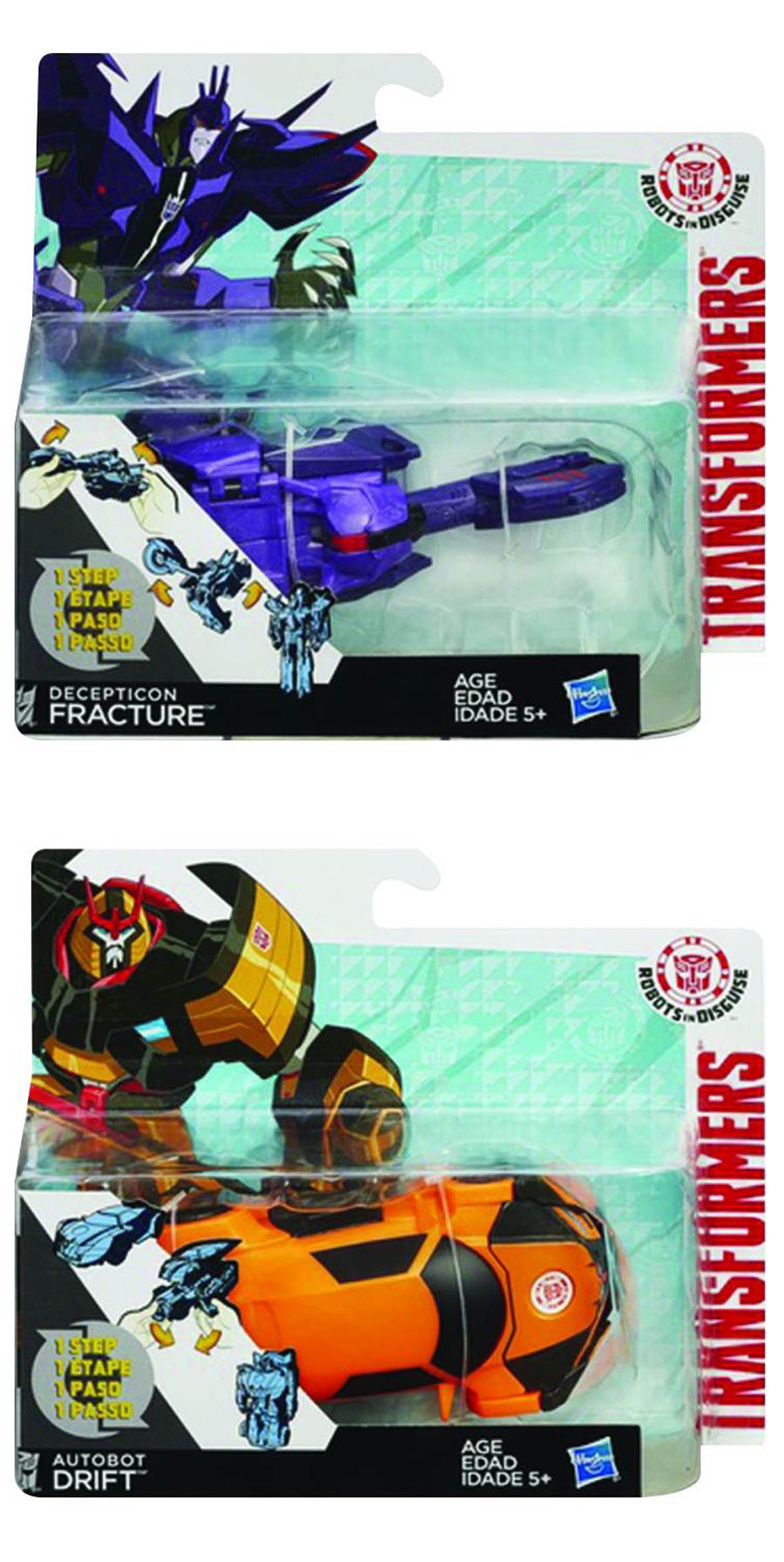 Transformers Robots In Disguise One-Step Changers Action Figure Assortment Case 201504