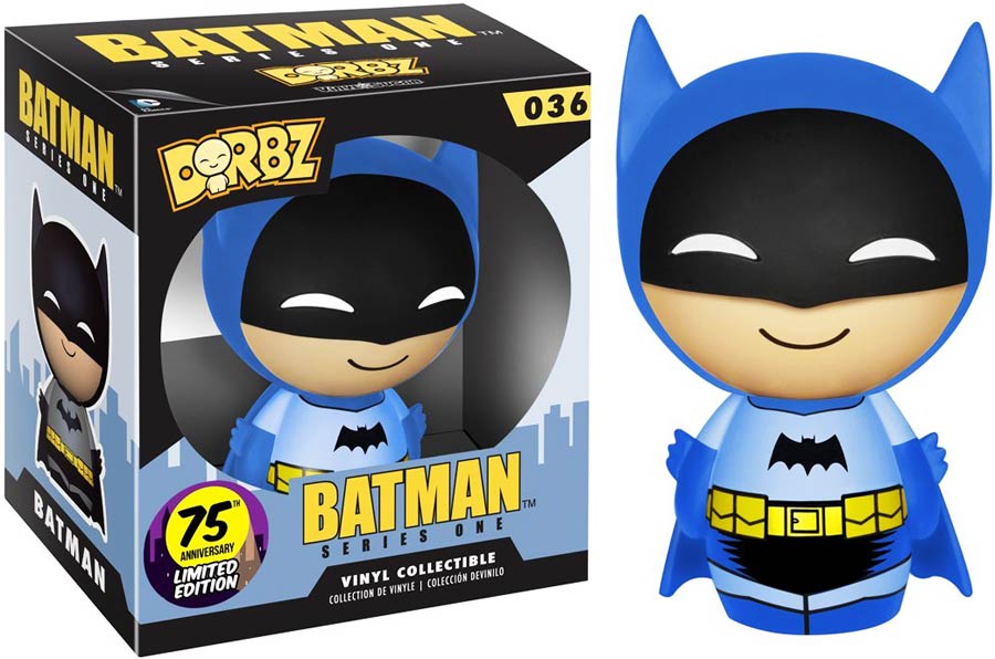 Dorbz 036 Batman 75th Anniversary Blue Rainbow Batman Vinyl Figure