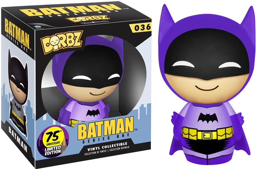 Dorbz 036 Batman 75th Anniversary Purple Rainbow Batman Vinyl Figure