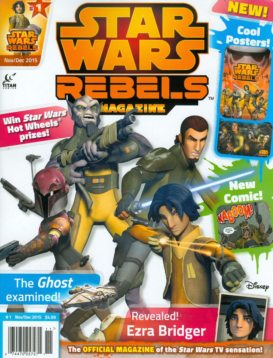 Star Wars Rebels Magazine #1 Nov / Dec 2015 Newsstand Edition