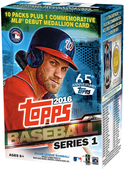 Topps 2016 Baseball Series 1 Trading Cards Jumbo Box