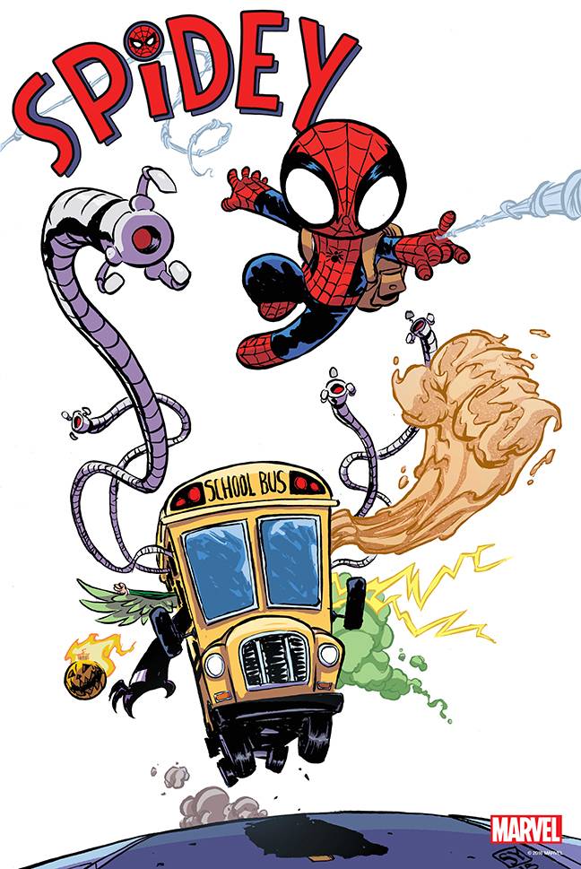 Spidey #1 By Skottie Young Poster