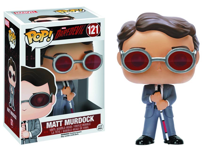 POP Marvel 121 Daredevil Matt Murdock Vinyl Bobble Head