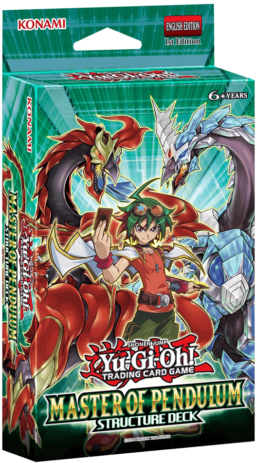 Yu-Gi-Oh TCG Master Of Pendulum Structure Deck Display Of 8 Decks