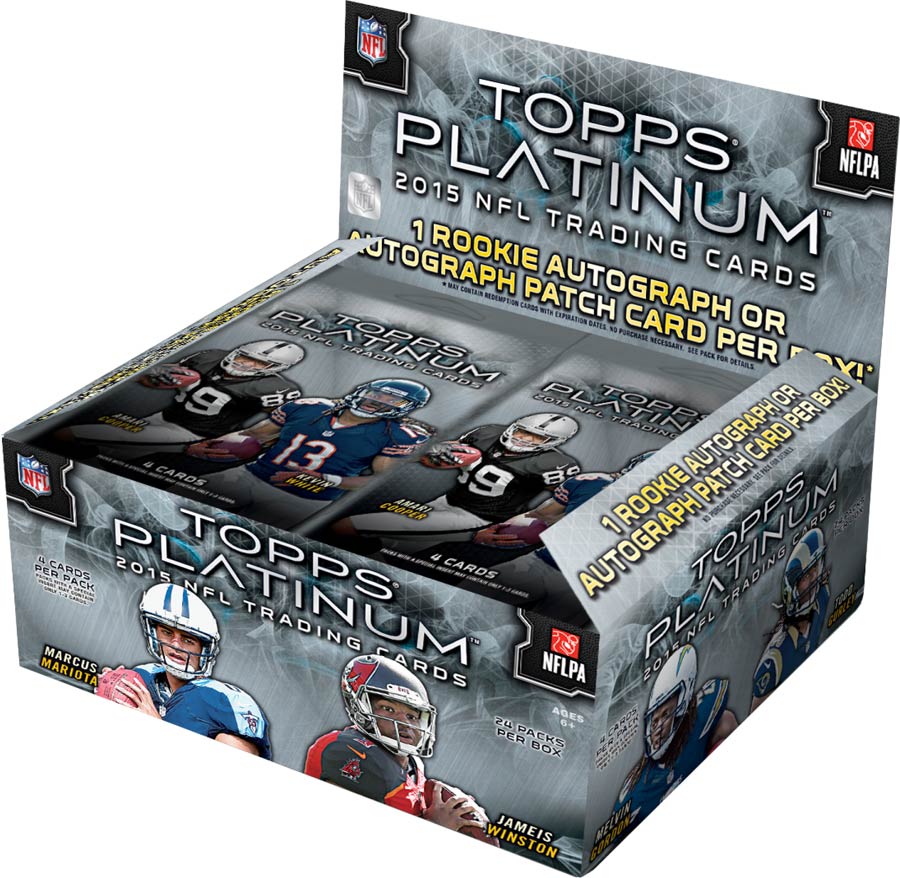 Topps 2015 Platinum Football Trading Cards Pack