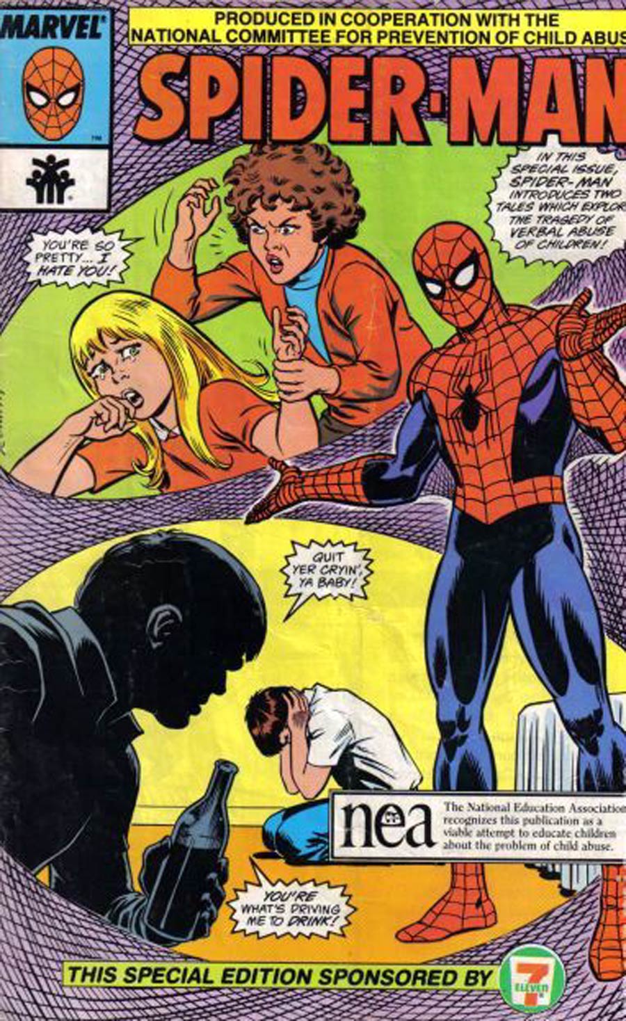 Amazing Spider-Man Prevent Child Abuse 7-11/NEA (1987)