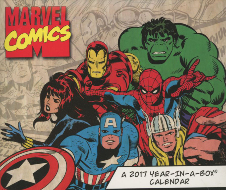 History Of Marvel 2017 6x5-inch Page-A-Day Calendar