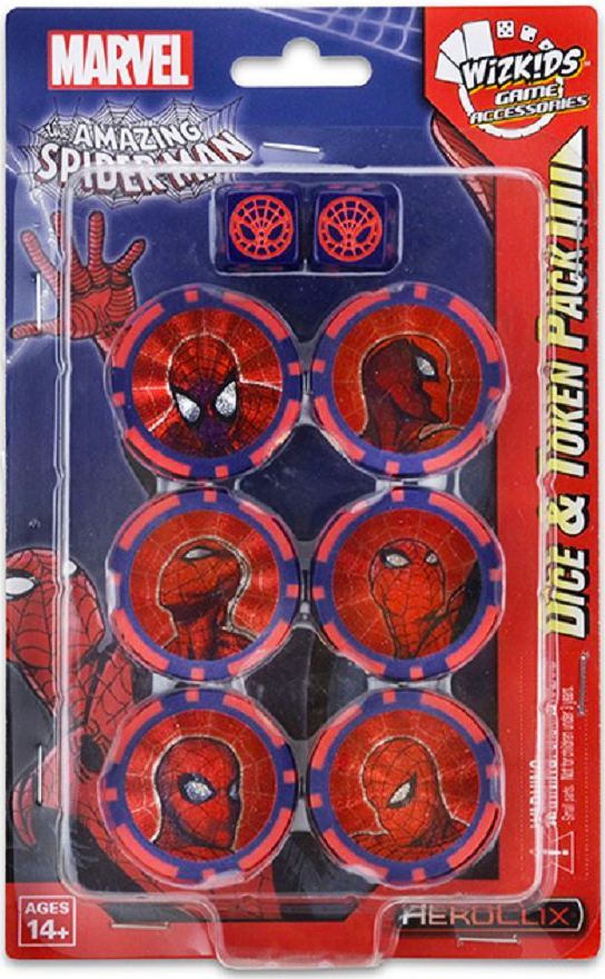 Marvel HeroClix Spider-Man Dice And Token Pack