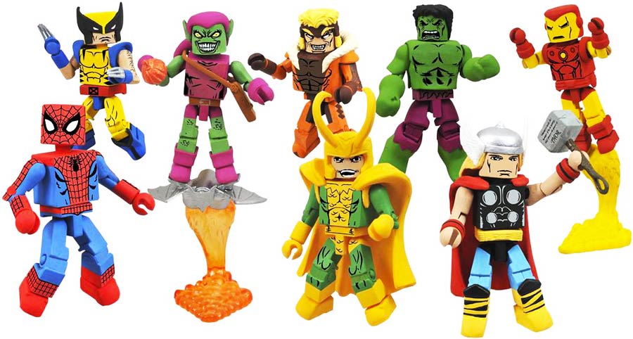 Marvel Minimates Greatest Hits Series 1 Complete Set Of 4