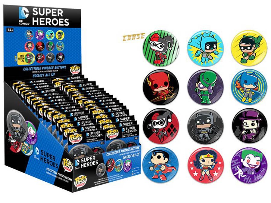POP Button DC Comics Blind Mystery Pack