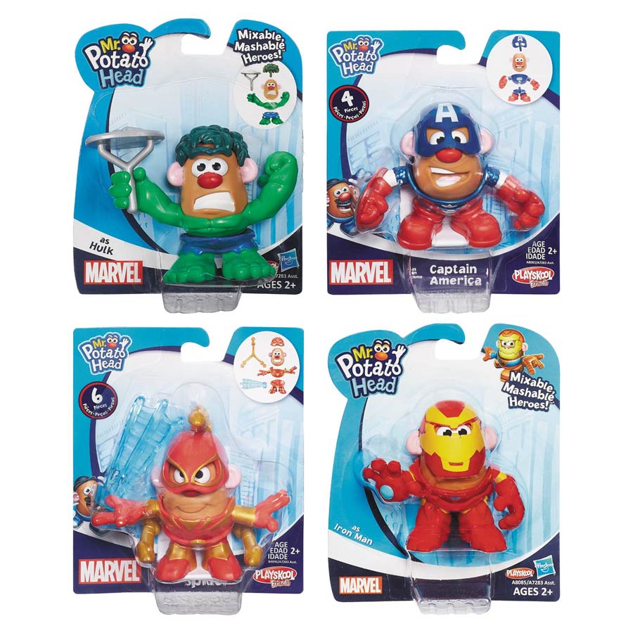 Mr Potato Head Marvel Mash-Ups Figure Assortment Case 201602