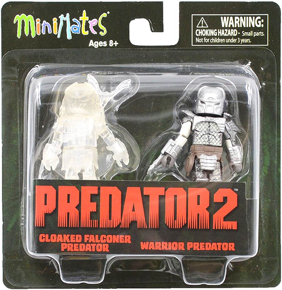 Predator Minimates Series 3 Variant Cloaked Falconer Predator & Warrior ...