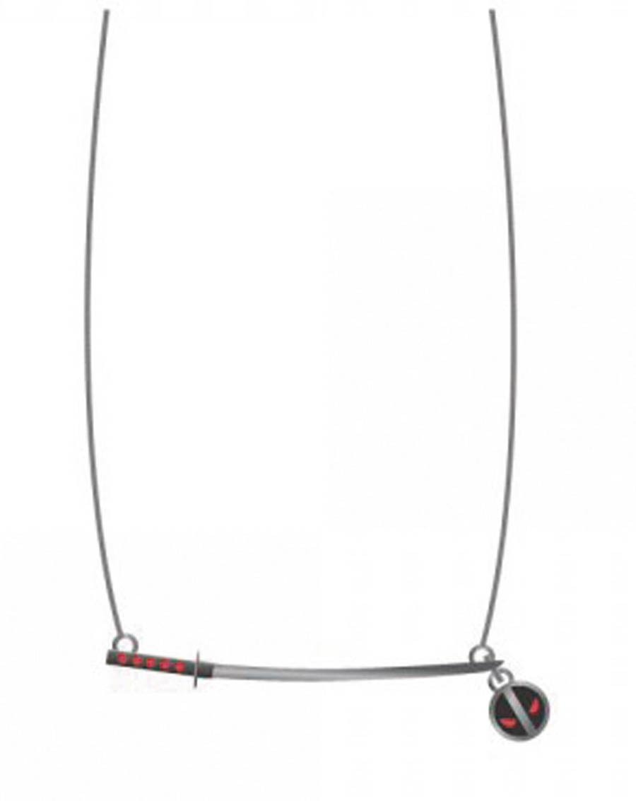Marvel Deadpool Suit-Up Sword Necklace