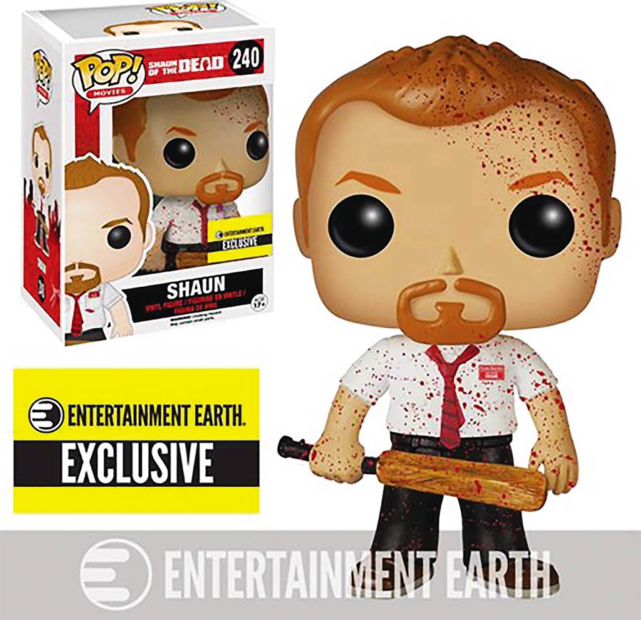 POP Movies 240 Shaun Of The Dead Bloody Shaun Vinyl Figure ...