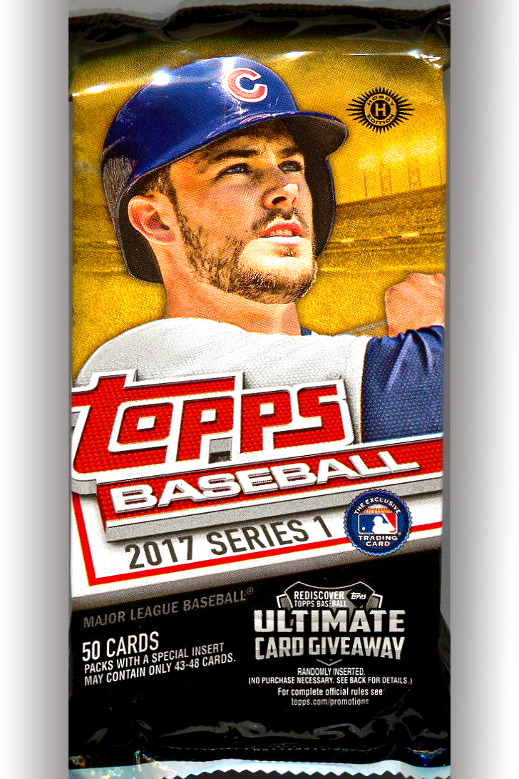 Topps 2017 Baseball Series 1 Trading Cards Pack