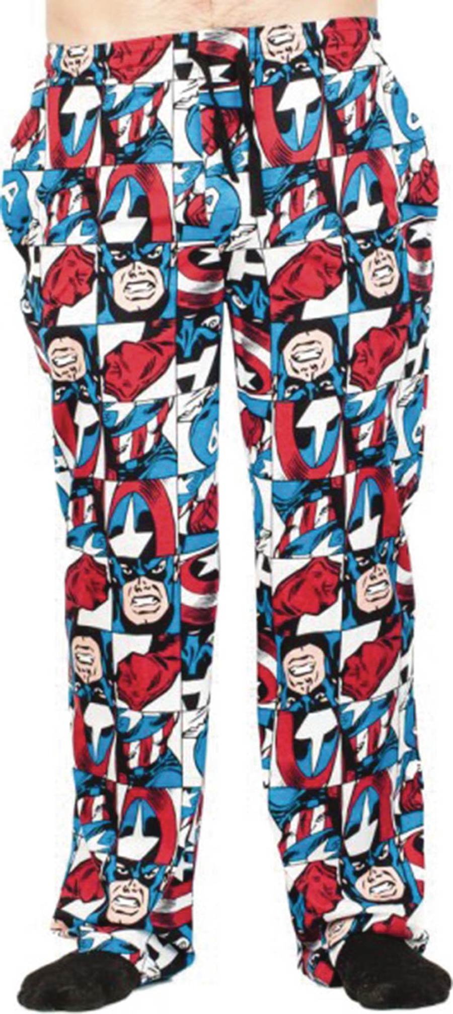 Marvel Captain America All-Over-Print Sleep Pants Large