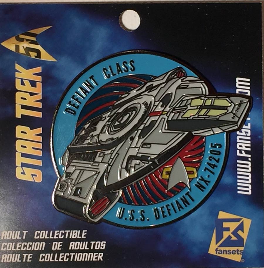 Star Trek Micro Fleet Enamel Pin - USS Defiant - NX-74205