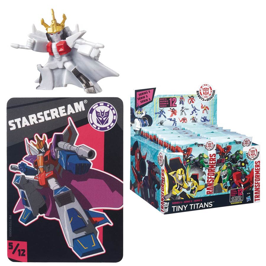 Transformers Tiny Titans Series 5 Blind Mystery Box 24-Piece Diplay