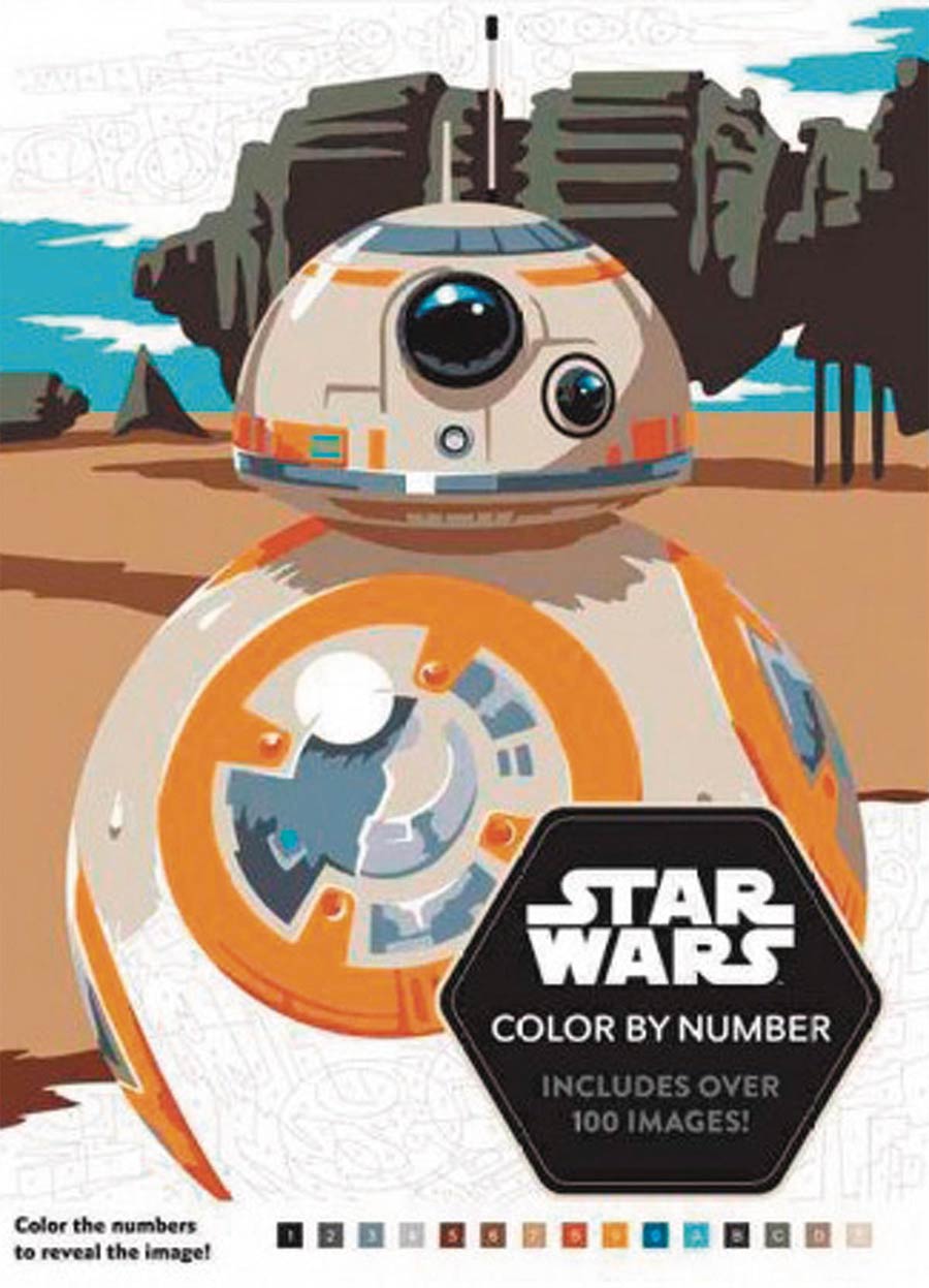 Star Wars Color By Number SC