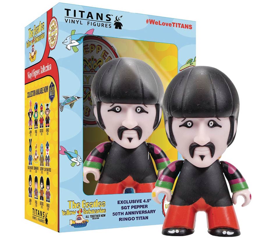 Beatles Titans Sgt Pepper Disguise Ringo Starr 4.5-Inch Vinyl Figure