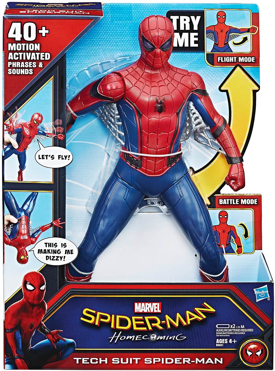 Spider-Man Homecoming Tech Suit Spider-Man Action Figure