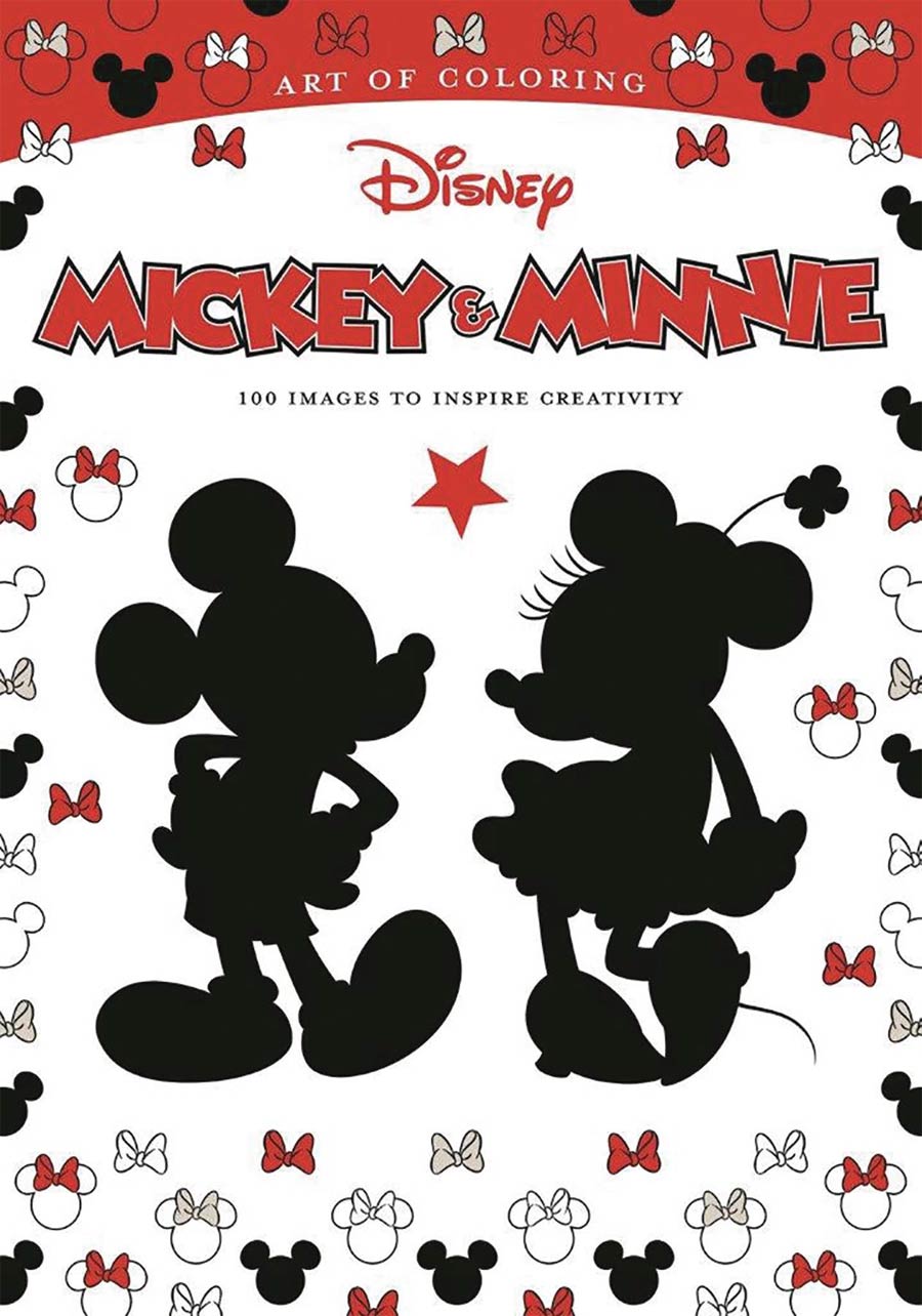 Art Of Coloring Mickey Mouse And Minnie Mouse SC
