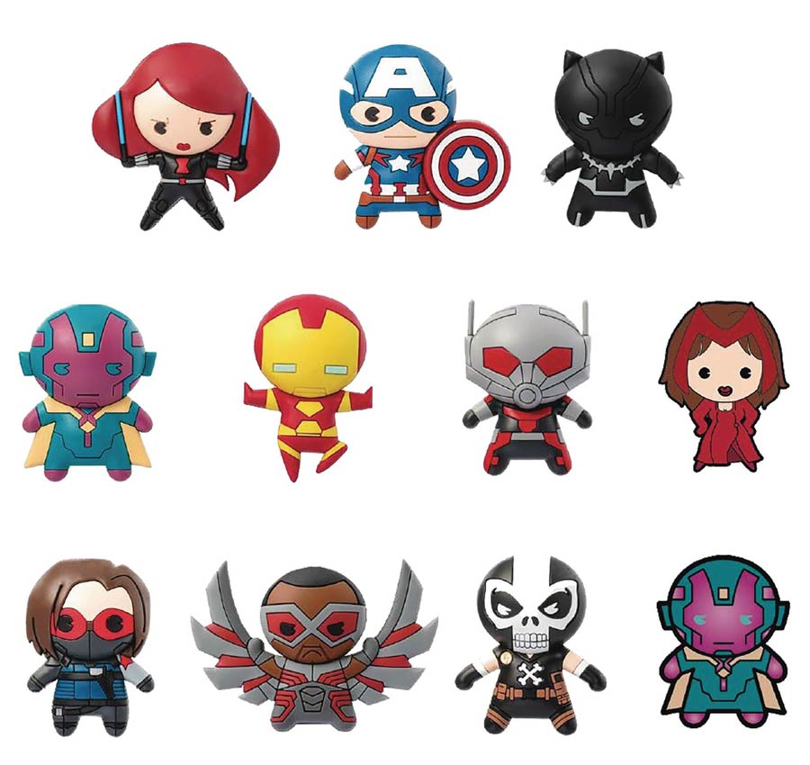 Marvel Laser Cut Figural Keyring Series 6 Blind Mystery Box