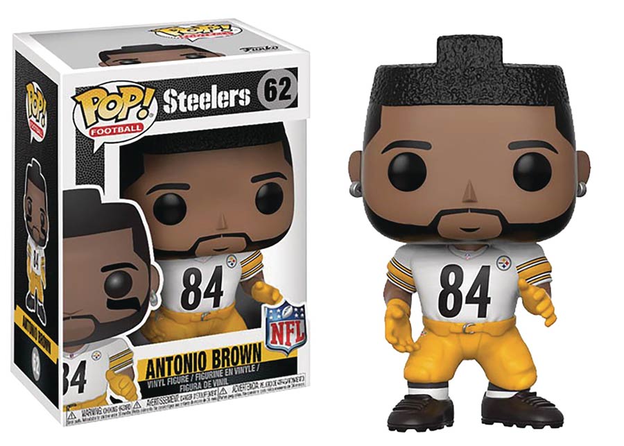 POP NFL Antonio Brown Steelers Color Rush Vinyl Figure