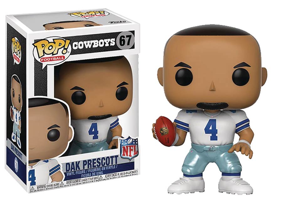 POP NFL Dak Prescott Cowboys Home Vinyl Figure