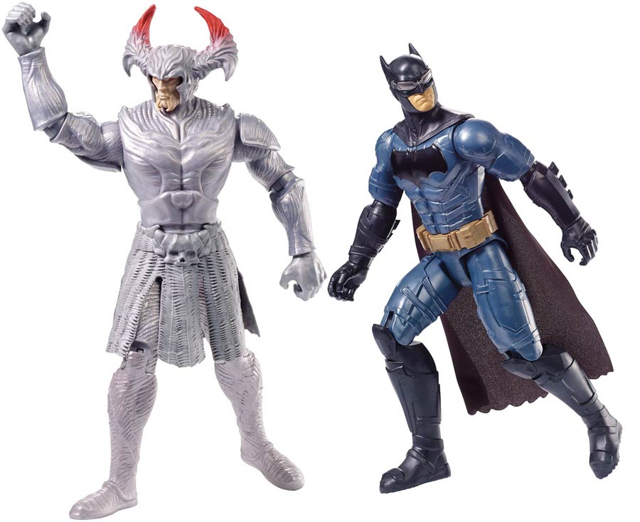Justice League Movie 12-Inch Action Figure Batman vs Steppenwolf 2-Pack ...