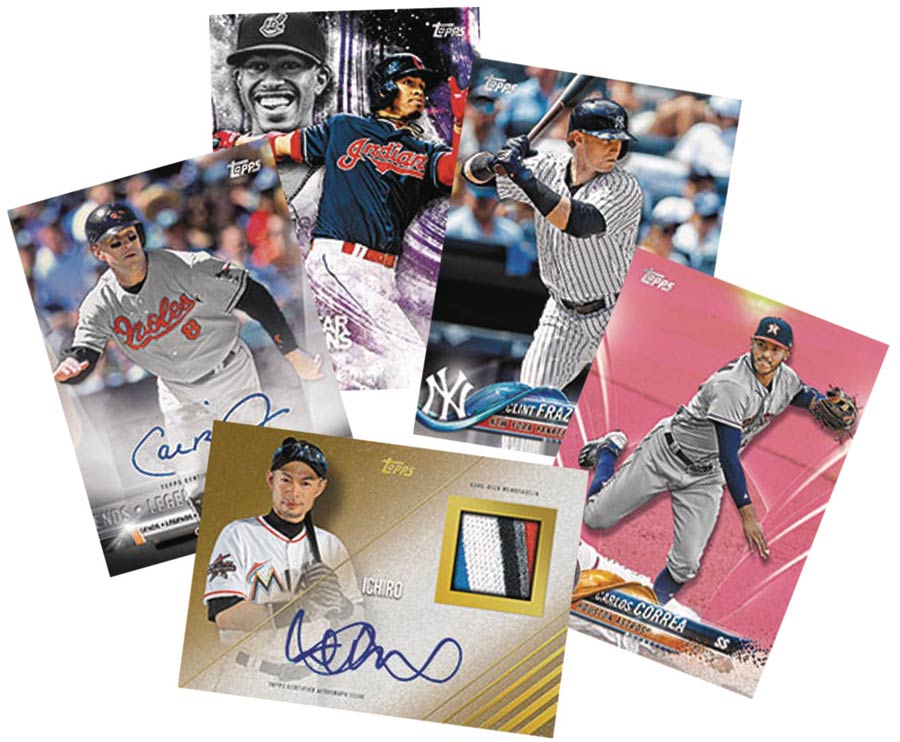 Topps 2018 Baseball Series 1 Jumbo Trading Cards Box