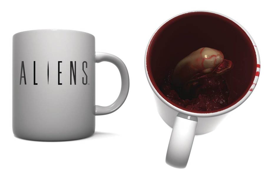 Alien Burst 3D Molded Mug