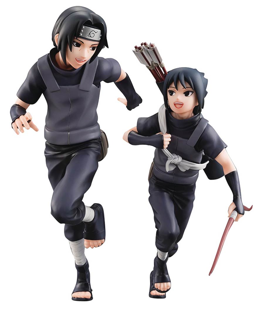 Naruto Uchiha Itachi & Sasuke G.E.M. Series 2-Pack PVC Figure
