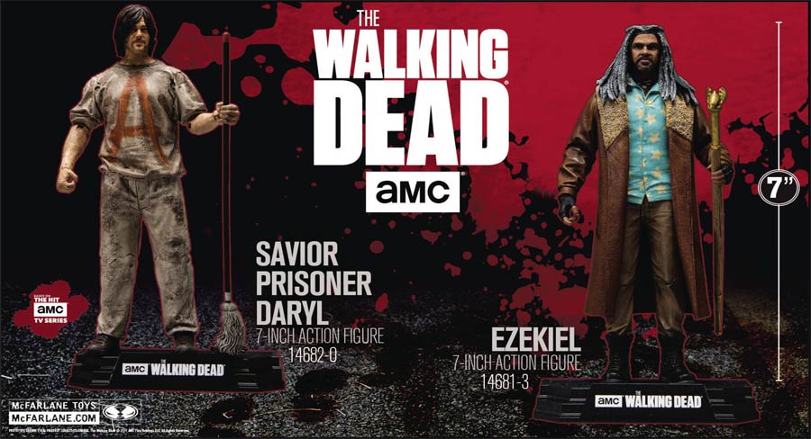 Walking Dead TV 2018 Series 1 Savior Prisoner Daryl Action Figure Case