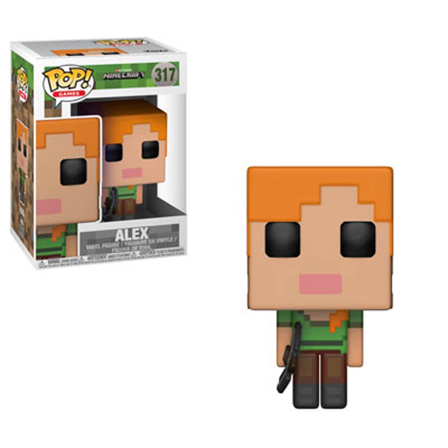 POP Games 317 Minecraft Alex Vinyl Figure
