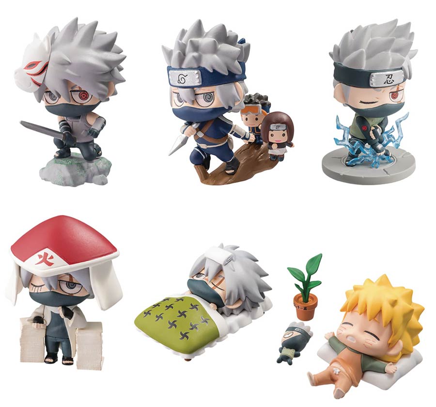 Naruto Petit Charaland Kakashi Special Mini Figure Set