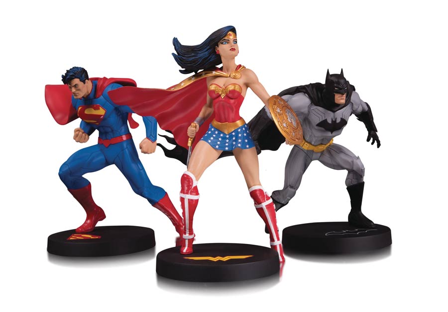 DC Comics Designer Series Jim Lee Collector 3-Pack Statue Set