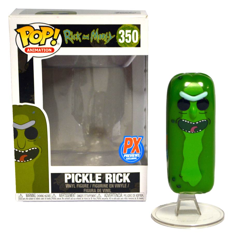 POP Animation 350 Rick And Morty Pickle Rick No Limbs Previews ...