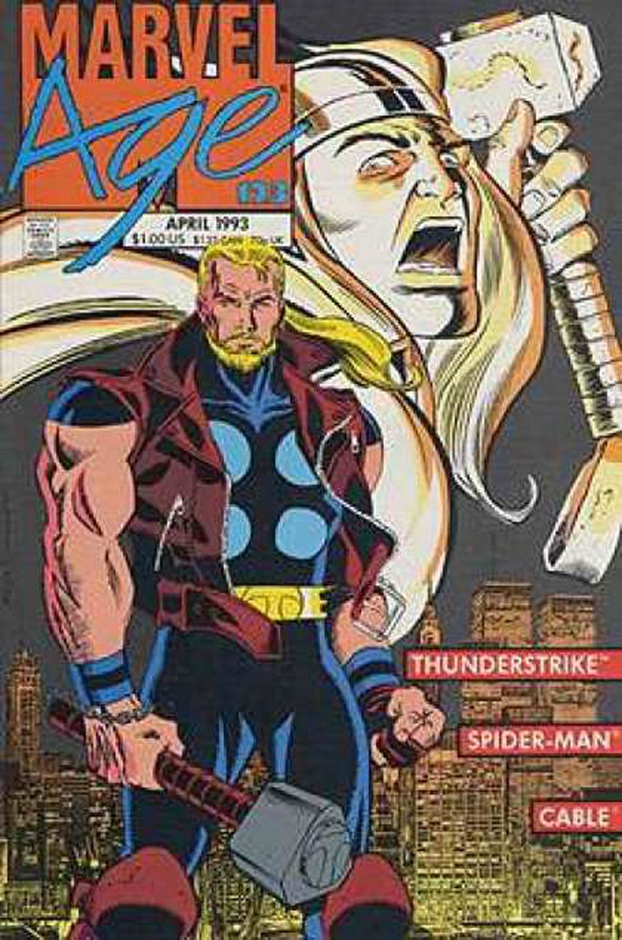 Marvel Age #123 Cover A Thor