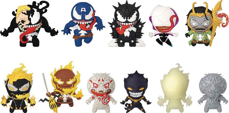 Venom 3D Figural Keyring Blind Mystery Box 24-Piece Display