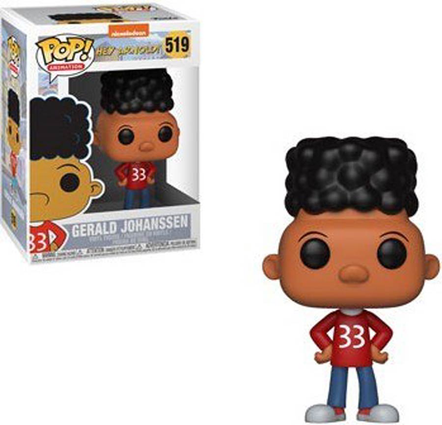 POP Animation 519 90s Nick Hey Arnold Gerald Johanssen Vinyl Figure